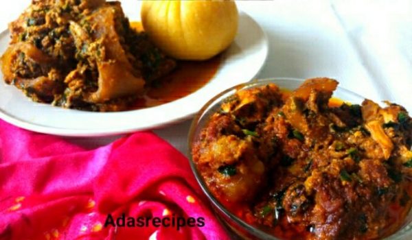 Ugu Uziza Leaves Stir-Fried Egusi Soup Recipe | Ada's Recipes