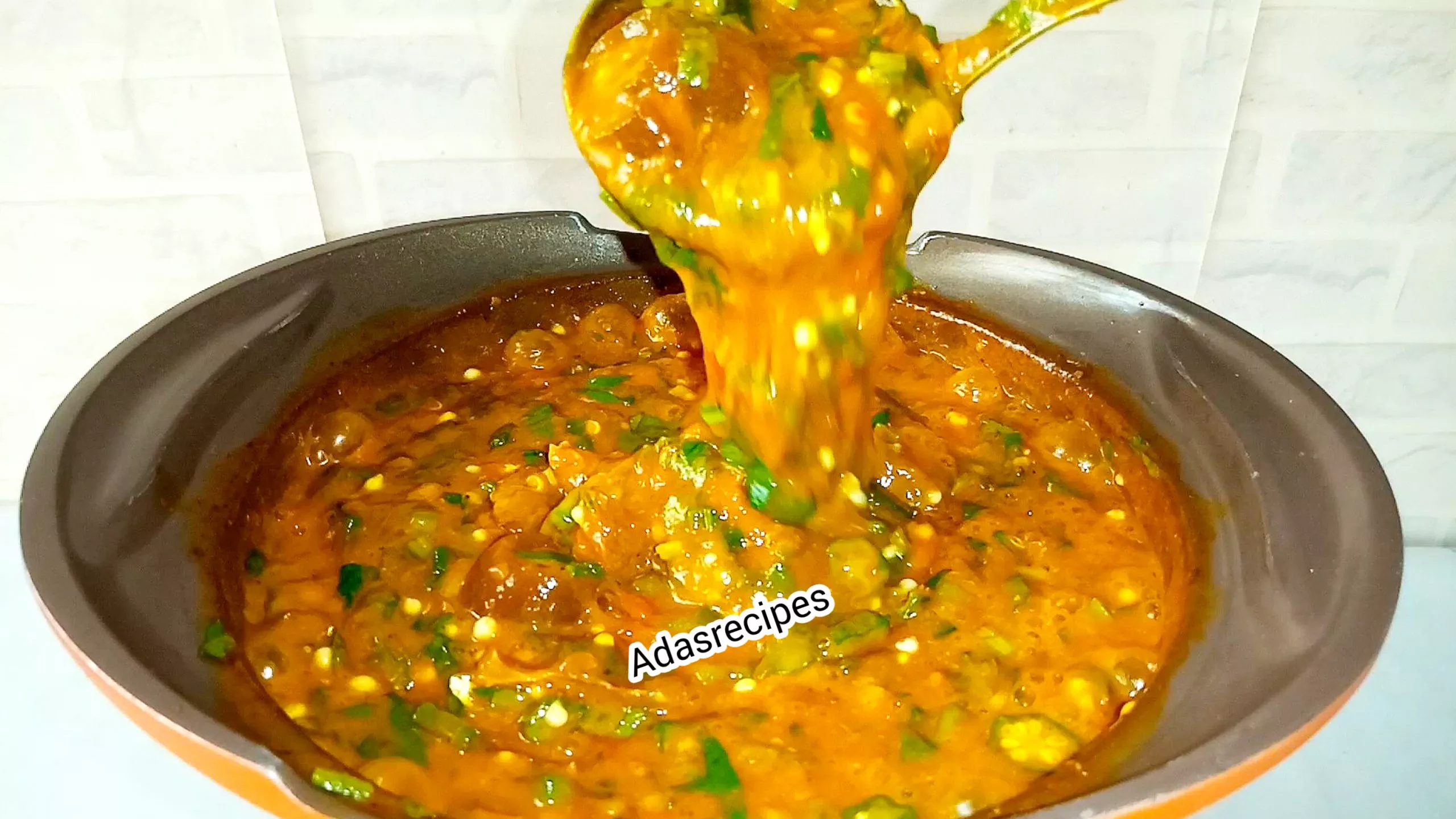 Ogbono Soup with Okro Recipe | Ada's Recipes